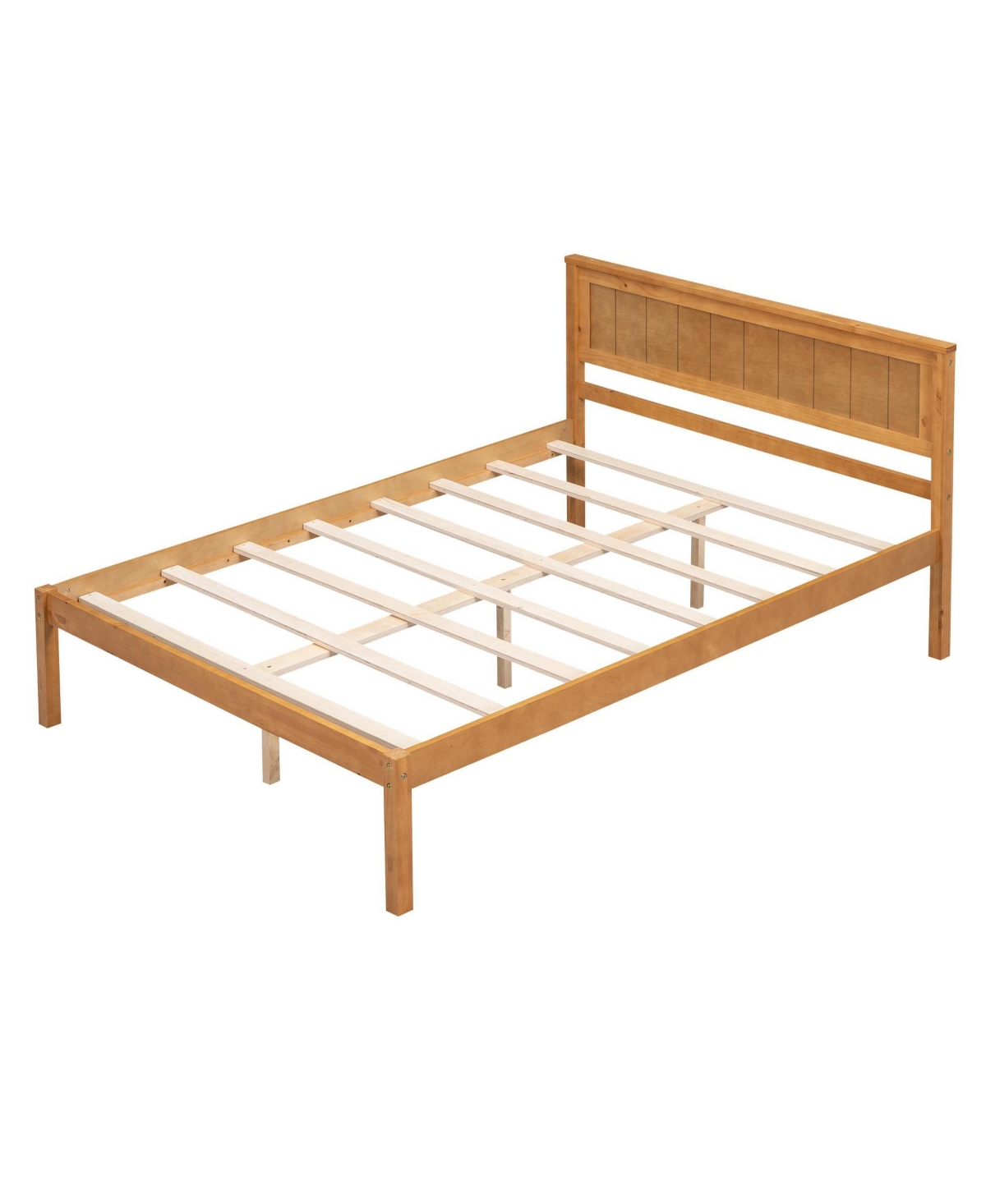 Click here for Slickblue Full Platform Bed Frame with Headboard -... prices