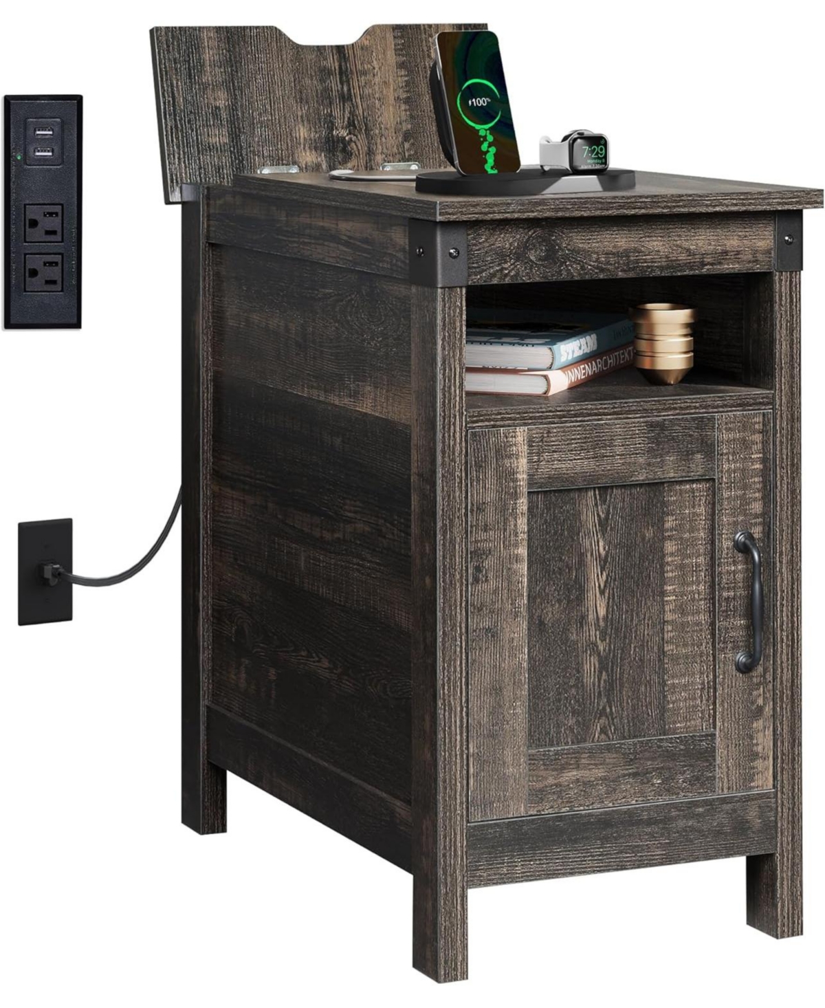 Click here for Wlive End Table with Charging Station  Side Table... prices