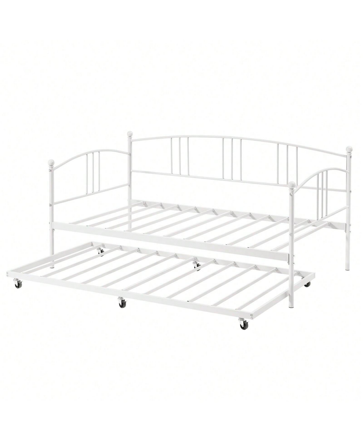 Click here for gaomon Twin Rectangular Twin Metal Daybed With Tru... prices