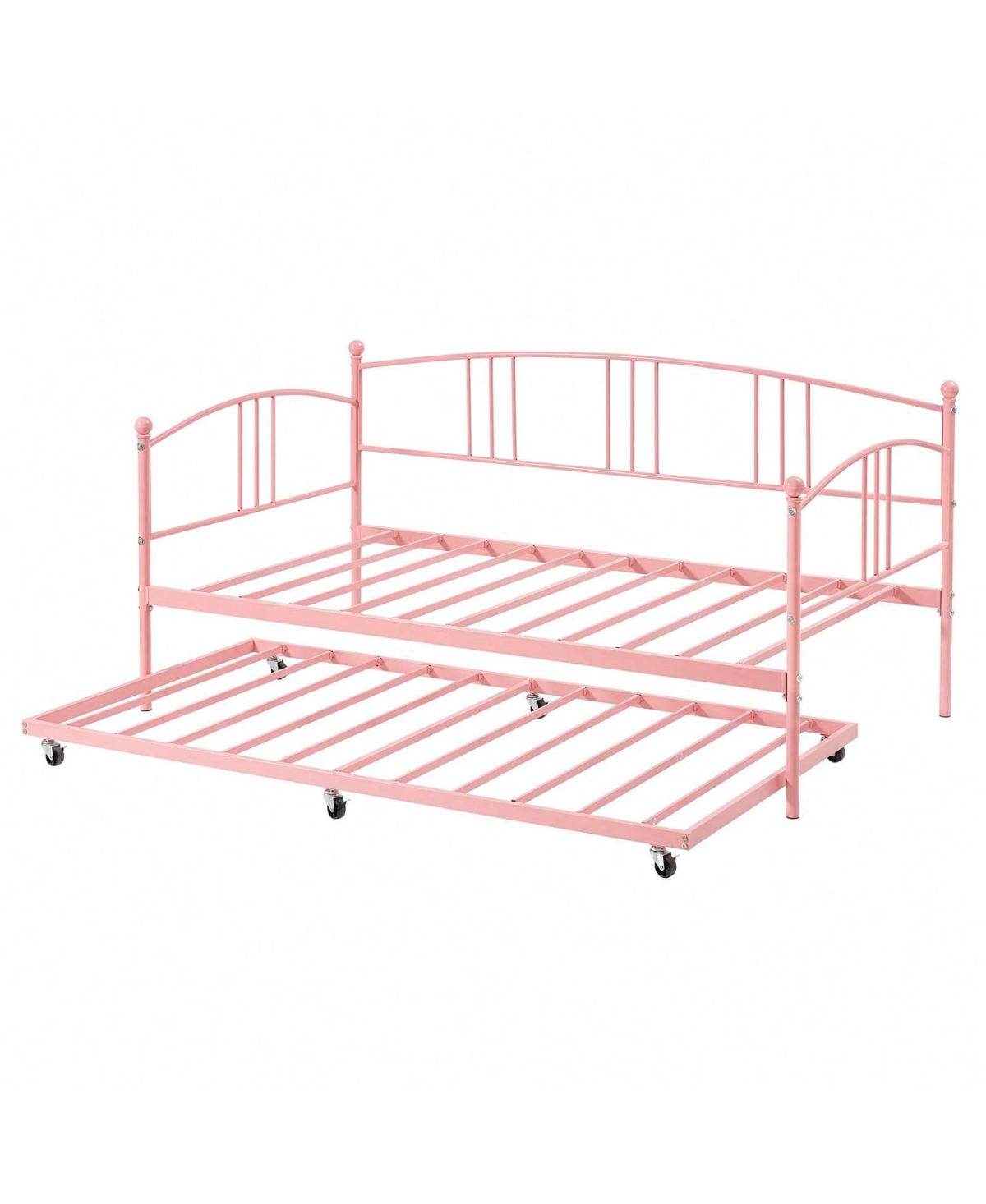Click here for gaomon Twin Rectangular Twin Metal Daybed With Tru... prices