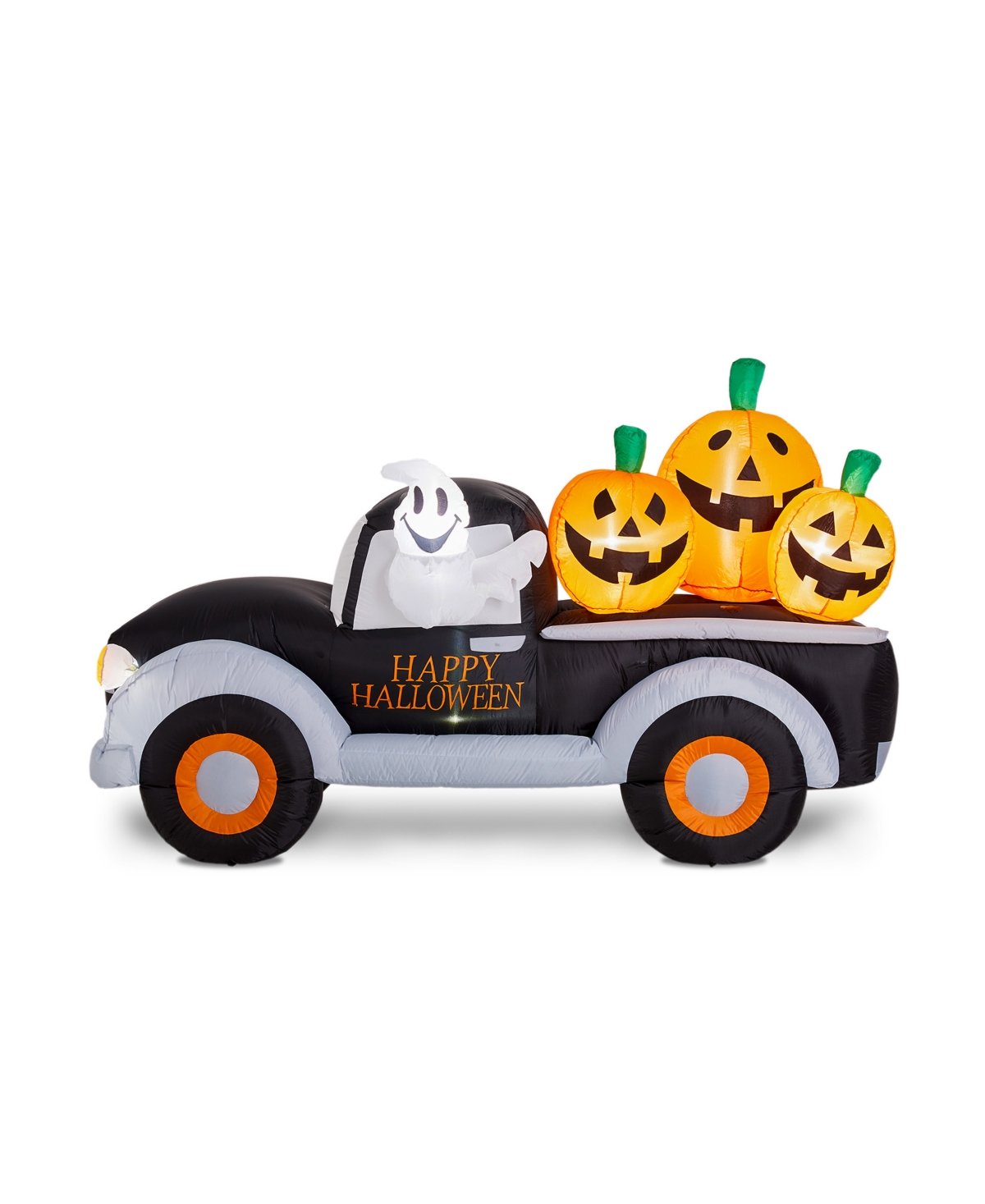 Click here for Glitzhome Lighted Inflatable Truck  8 Feet - Multi... prices