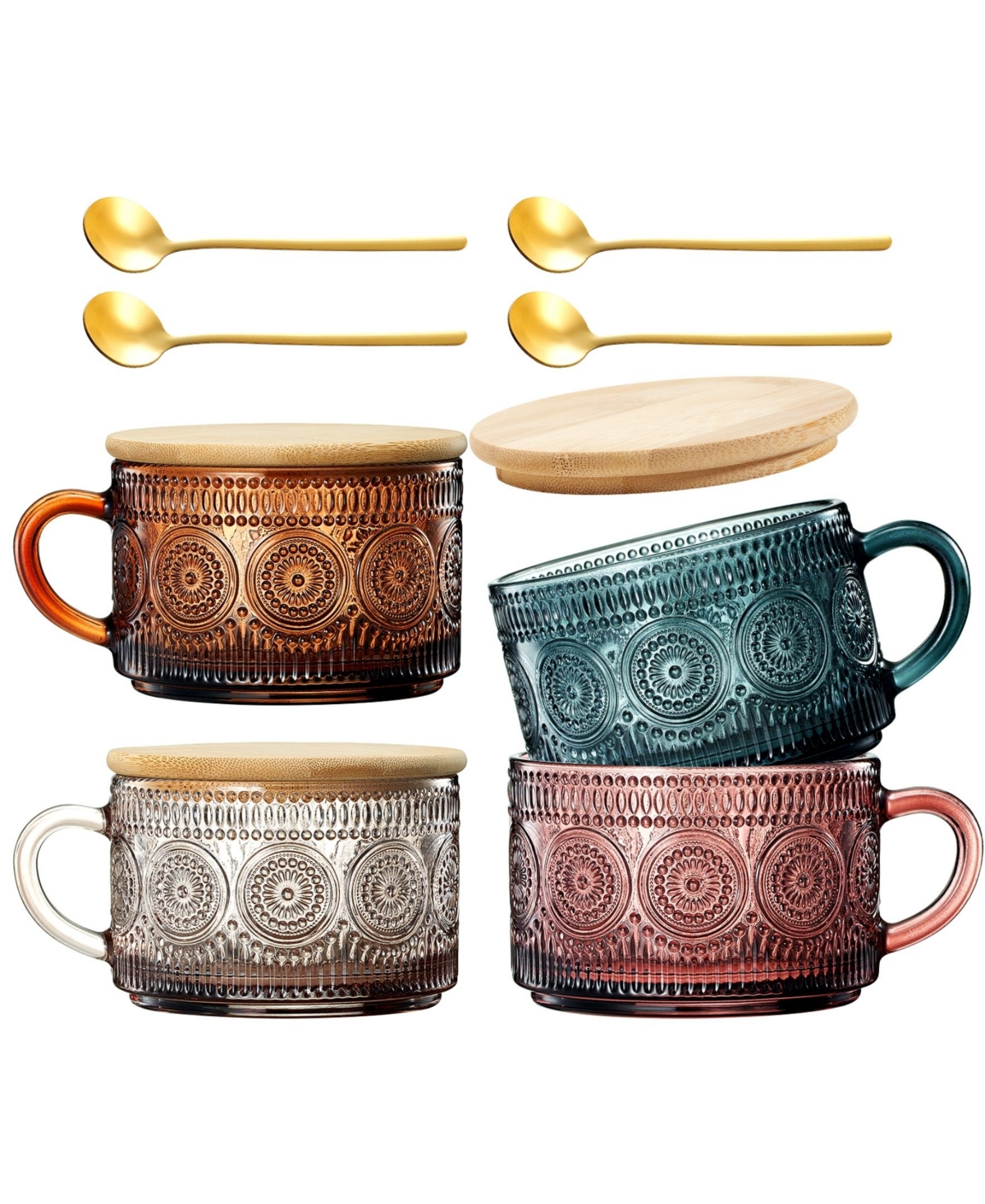 Click here for The Wine Savant Colored Vintage Hobnail Coffee Mug... prices