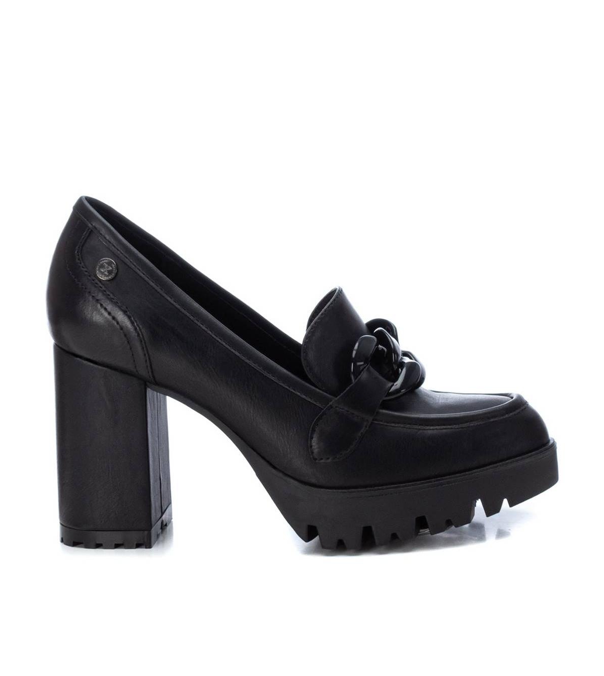 Click here for Womens Casual Heeled Moccasins By Xti - Black prices