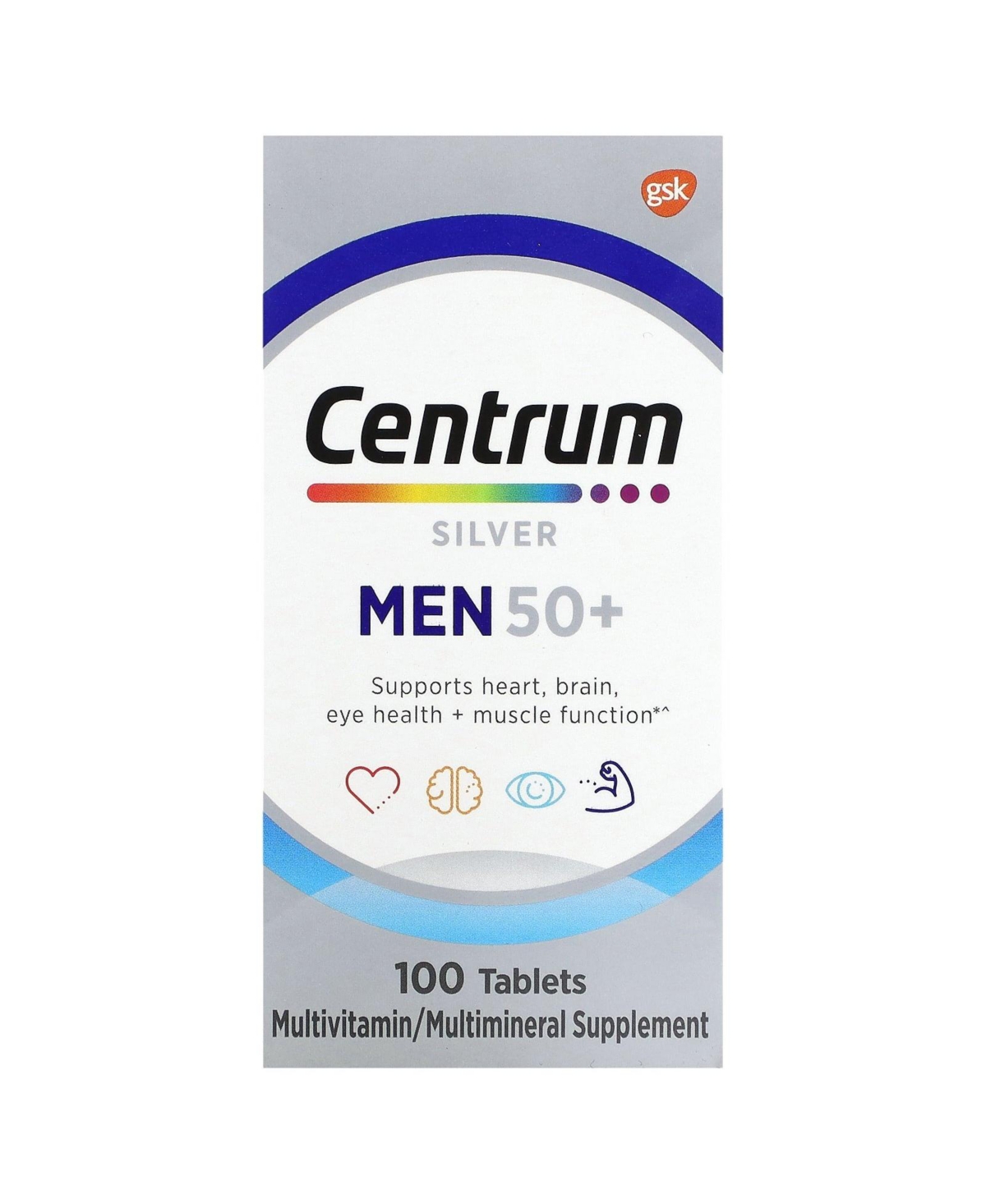 Centrum Silver Multivitamin for Men 50 Plus, Multimineral Supplement ...