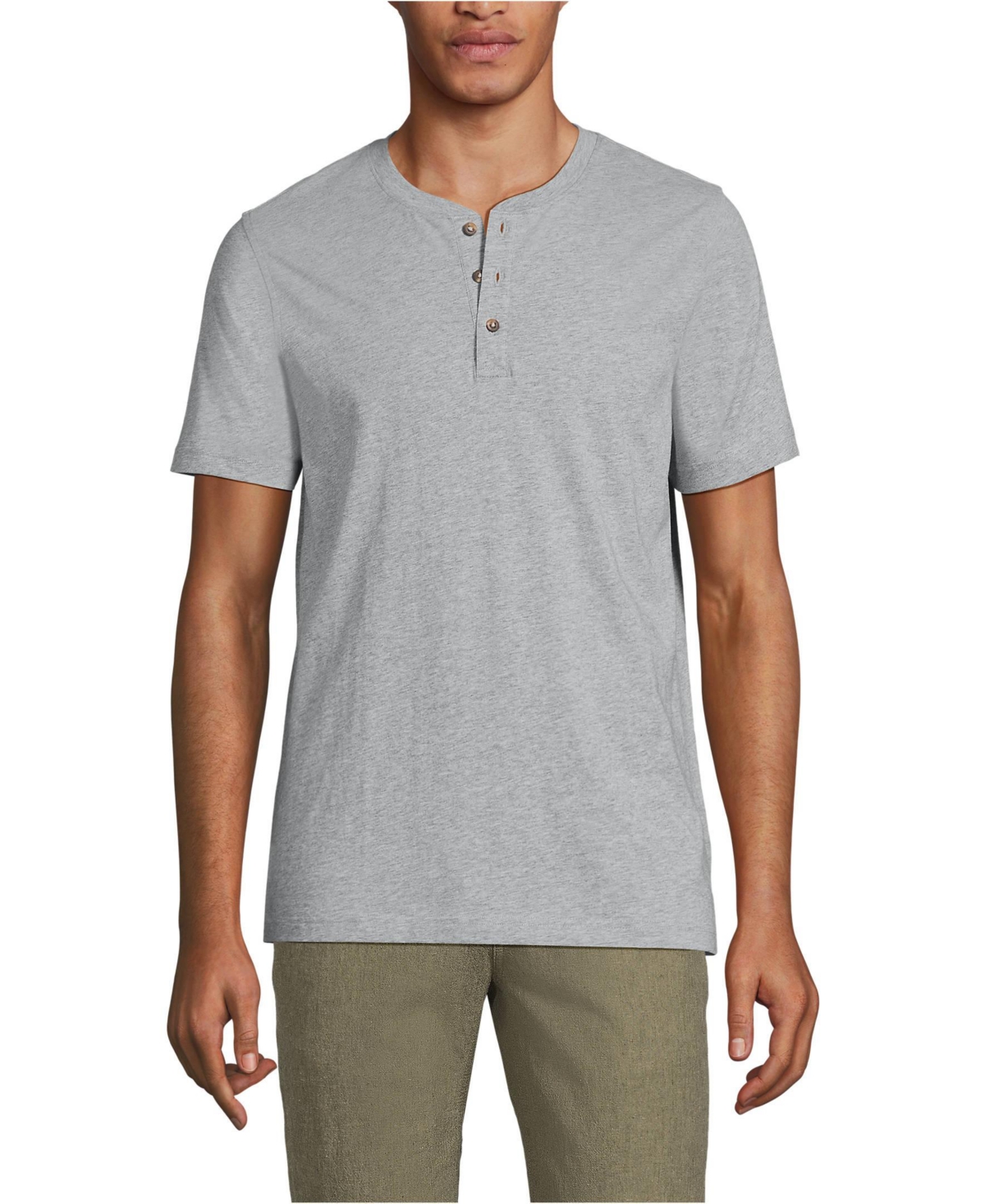 Click here for Lands End Mens Short Sleeve Cotton Supima Jersey H... prices