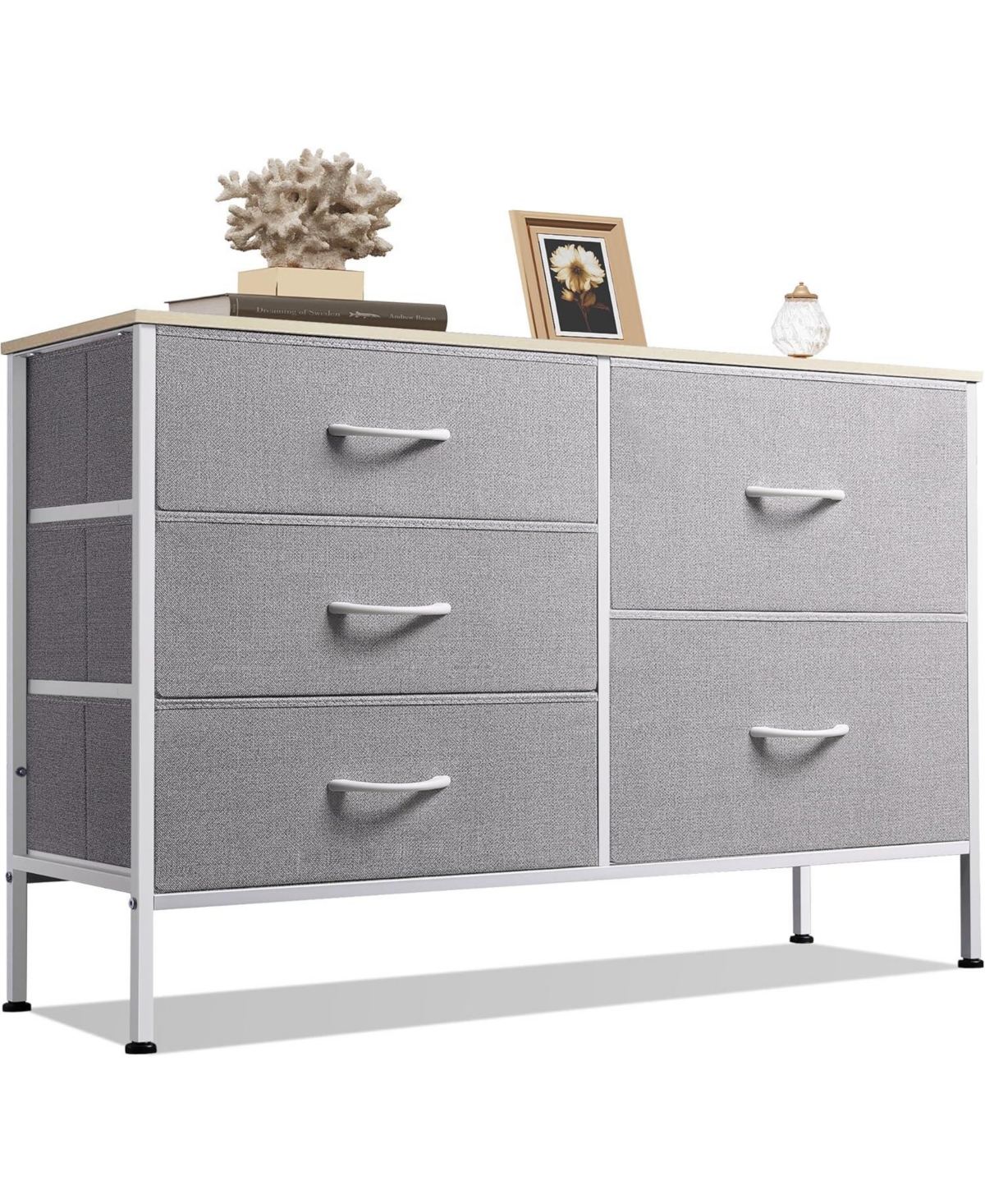 Click here for Wlive Dresser for Bedroom with 5 Drawers Wide Bedr... prices