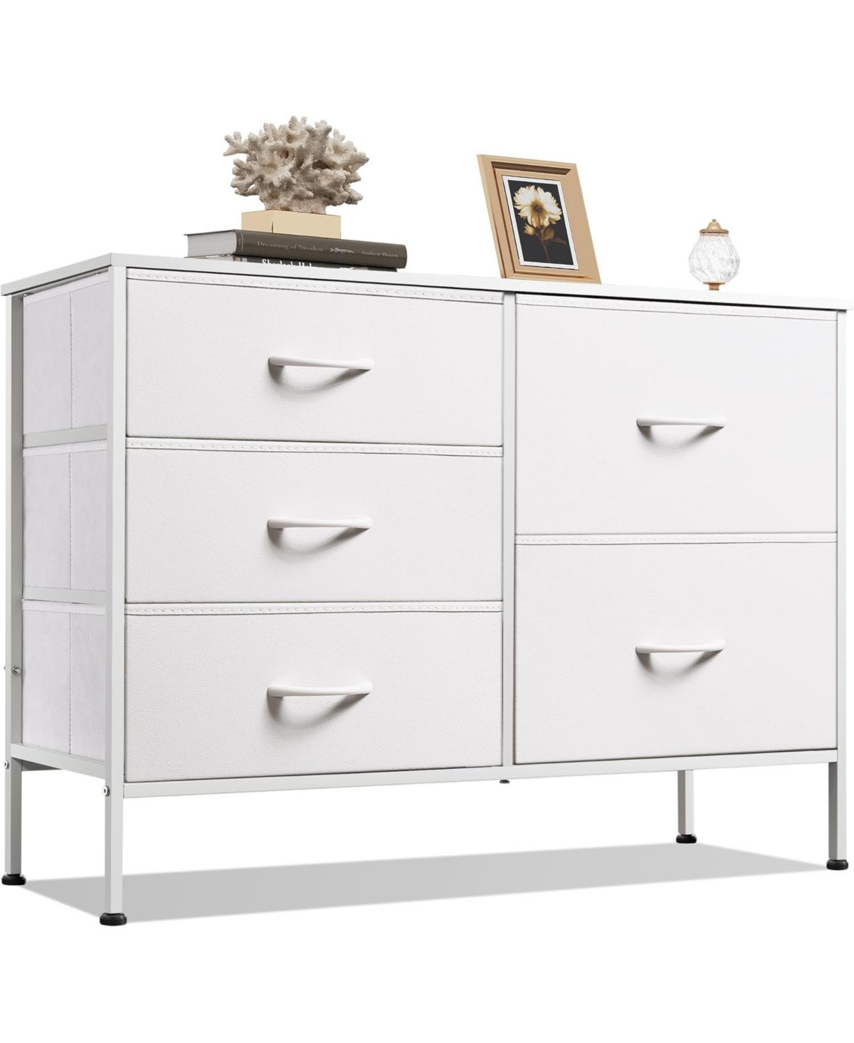 Click here for Wlive Dresser for Bedroom with 5 Drawers Wide Bedr... prices