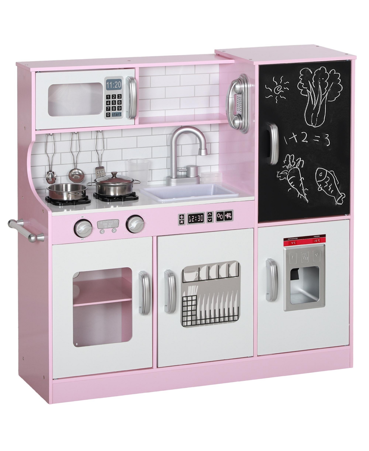 Click here for Qaba Play Kitchen  Kids Kitchen Playset w/ Play Ph... prices