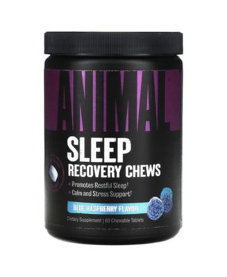 Animal Sleep Recovery Chews Blue Raspberry - 60 Chewable Tablets - Macy's