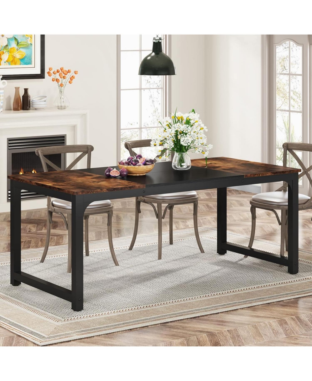 Click here for Tribesigns 71x31.5 Dining Table  Industrial for 6-... prices