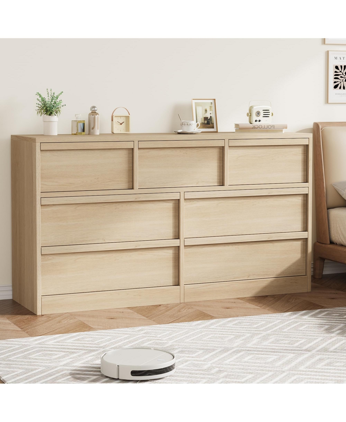 Click here for gaomon 6 Drawer Dresser for Bedroom - Brown prices