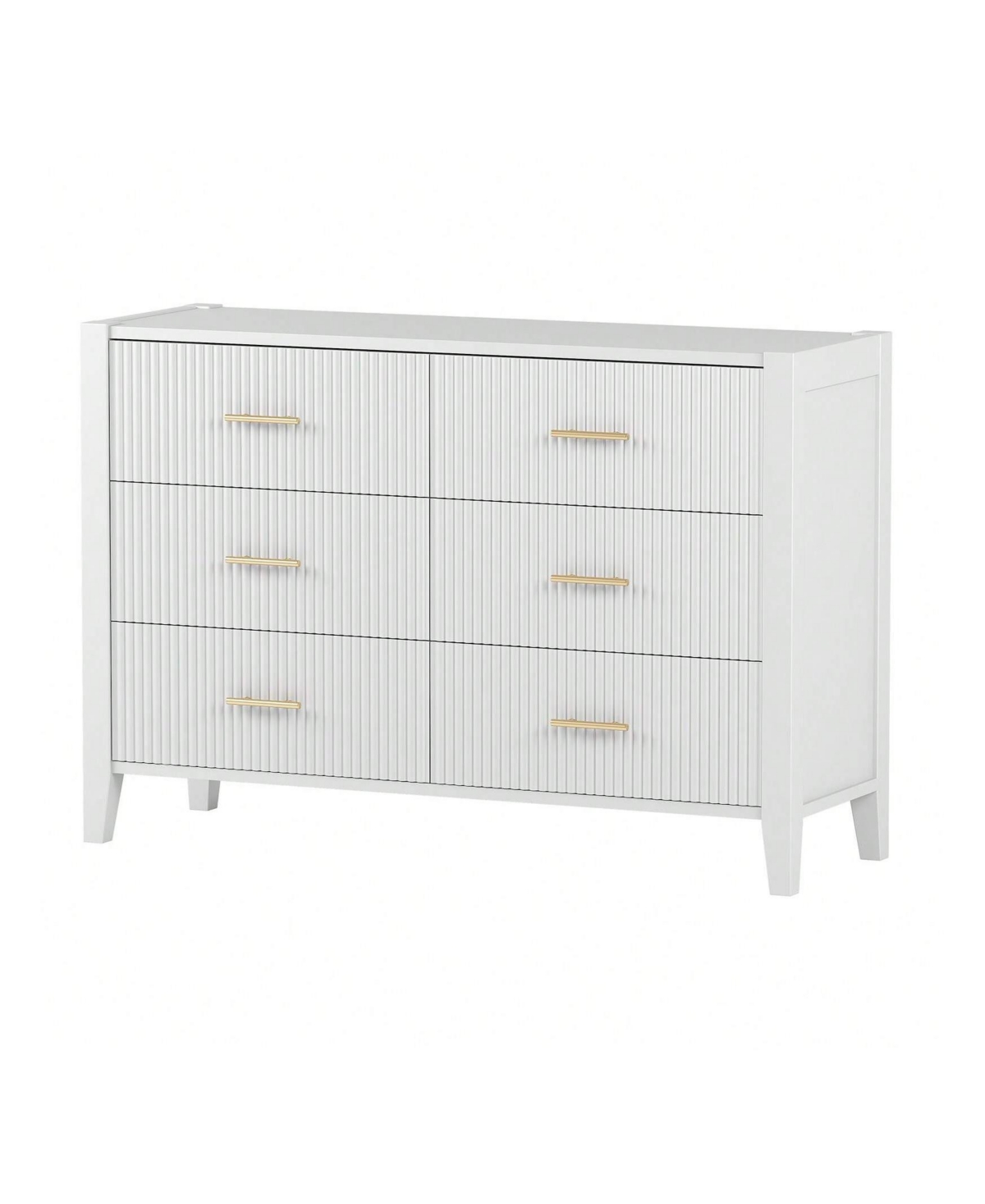 Click here for gaomon 6 Drawer Dresser With Metal Handle For Bedr... prices
