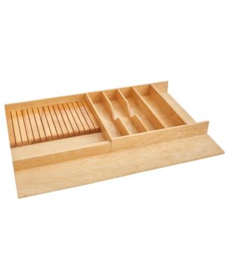 Rev-A-Shelf Trim to Fit Shallow Knife Block Drawer Insert, 33.13'' x 22 ...