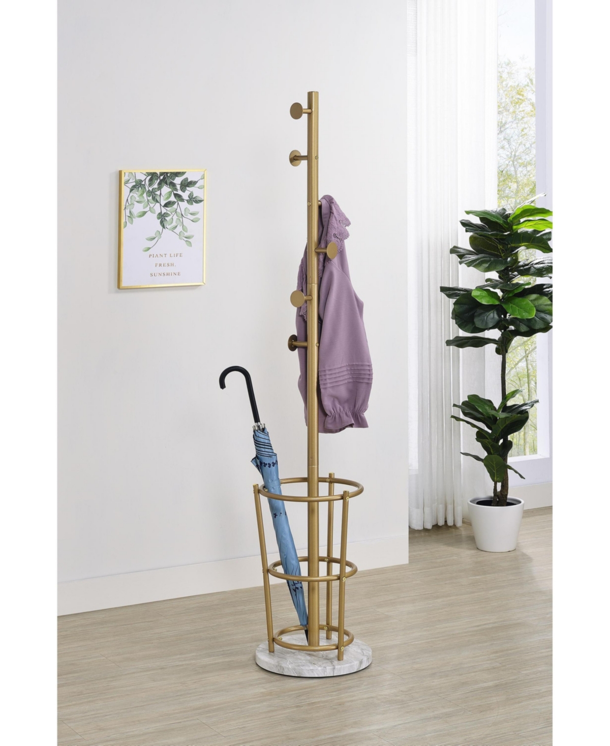 Click here for Kings Brand Furniture Freestanding Metal Hall Tree... prices