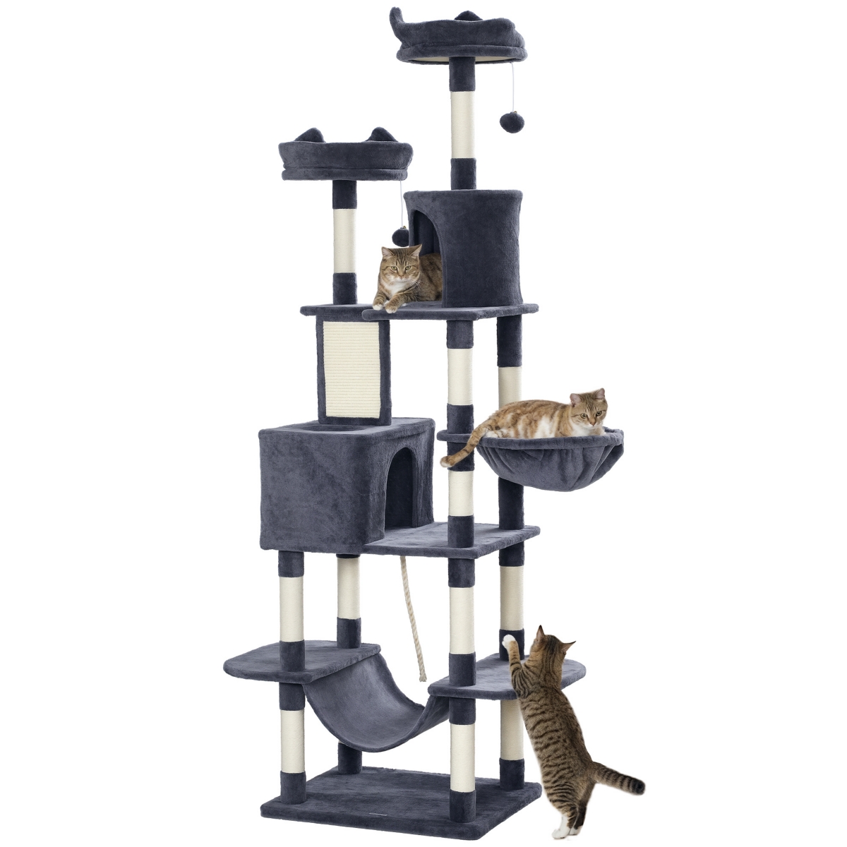 Click here for PawHut 81" Cat Tree w/ Cat Scratching Posts f... prices