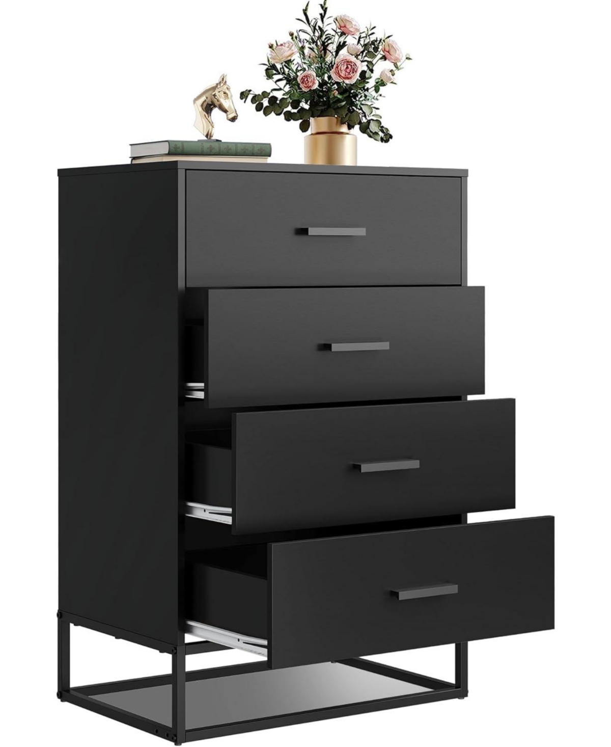 Click here for Wlive Dresser for Bedroom with 4 Drawers Nightstan... prices