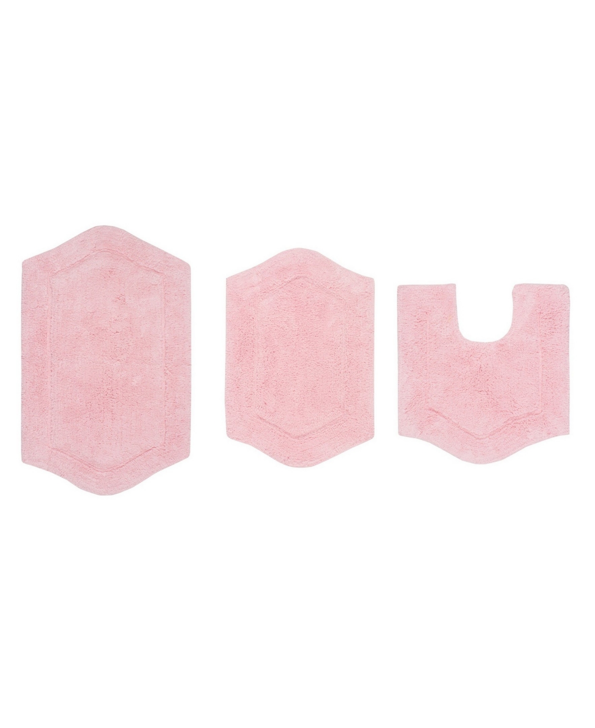 Click here for Home Weavers Waterford 3-Pc. Bath Rug Set - Pink prices