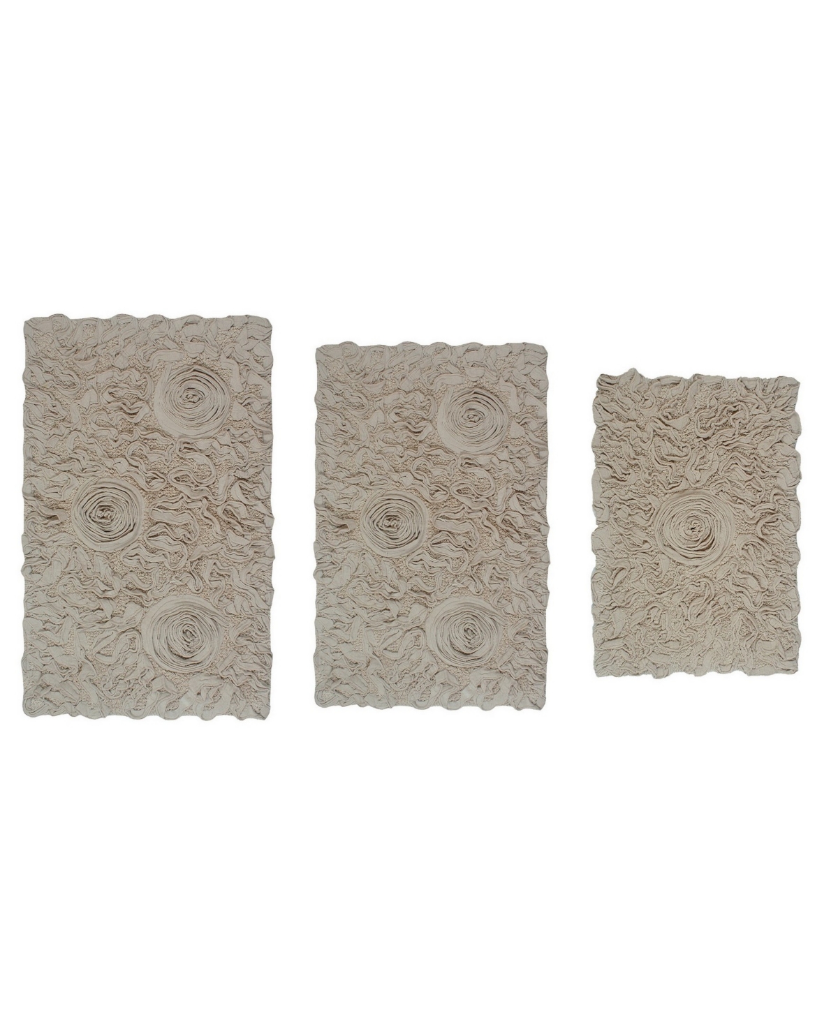 Click here for Home Weavers Bell Flower 3-Pc. Bath Rug Set - Line... prices