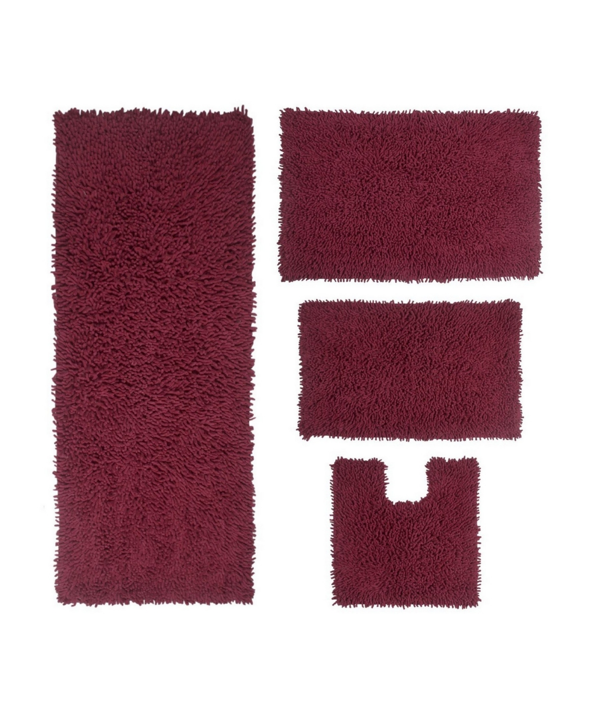 Click here for Home Weavers Fantasia 4-Pc. Bath Rug Set - Red prices