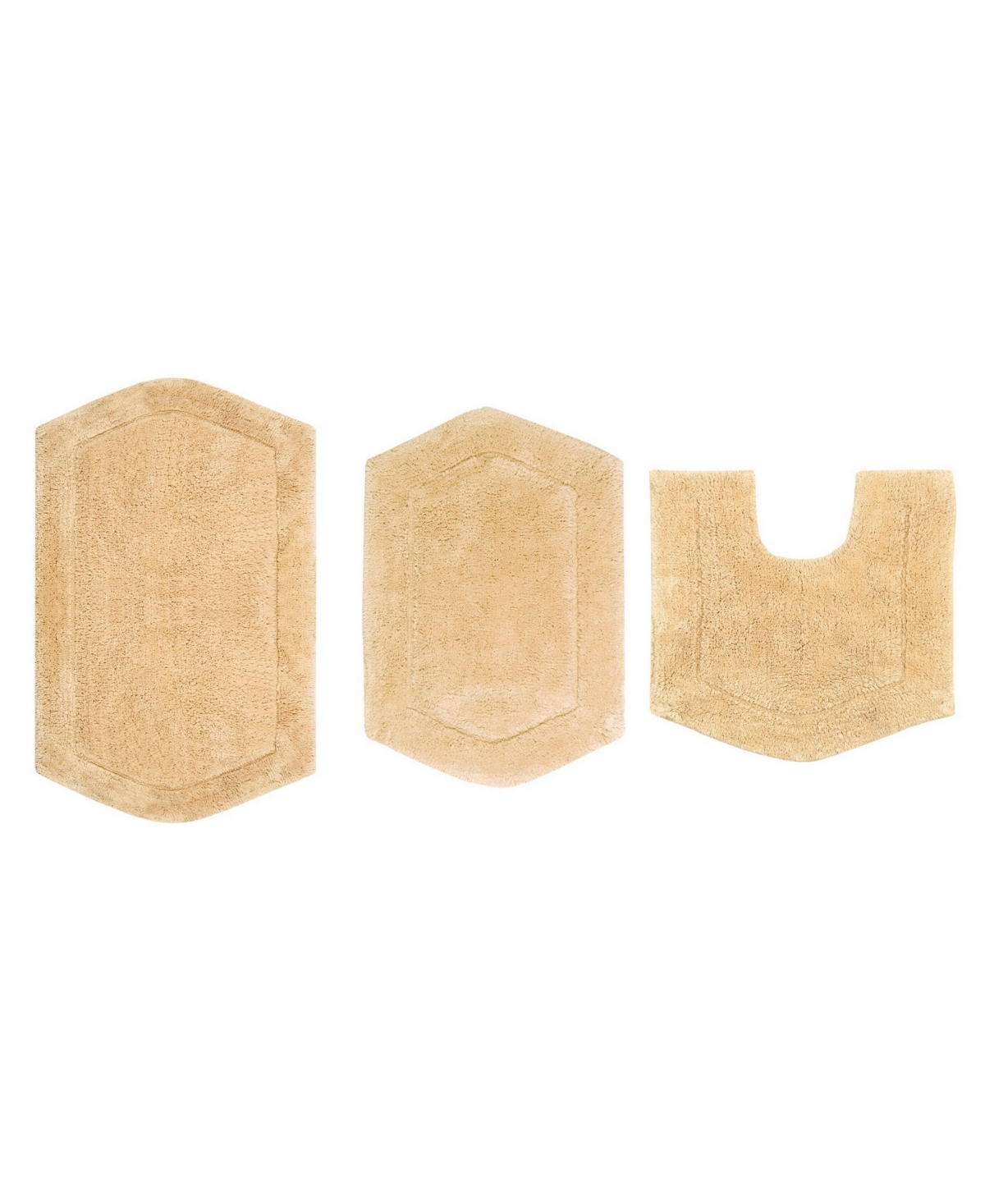 Click here for Home Weavers Waterford 3-Pc. Bath Rug Set - Yellow prices