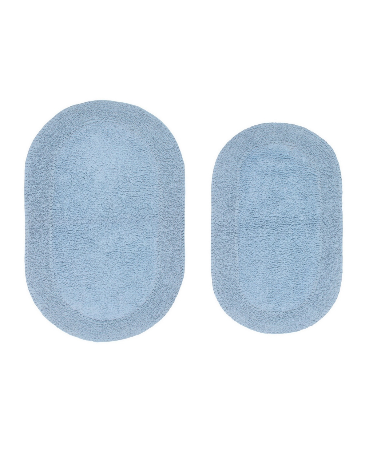 Click here for Home Weavers Double Ruffle 2-Pc. Bath Rug Set - Bl... prices