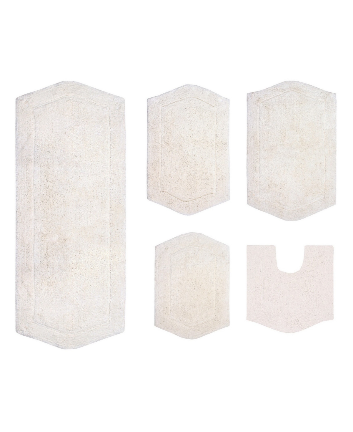 Click here for Home Weavers Waterford 5-Pc. Bath Rug Set - Natura... prices