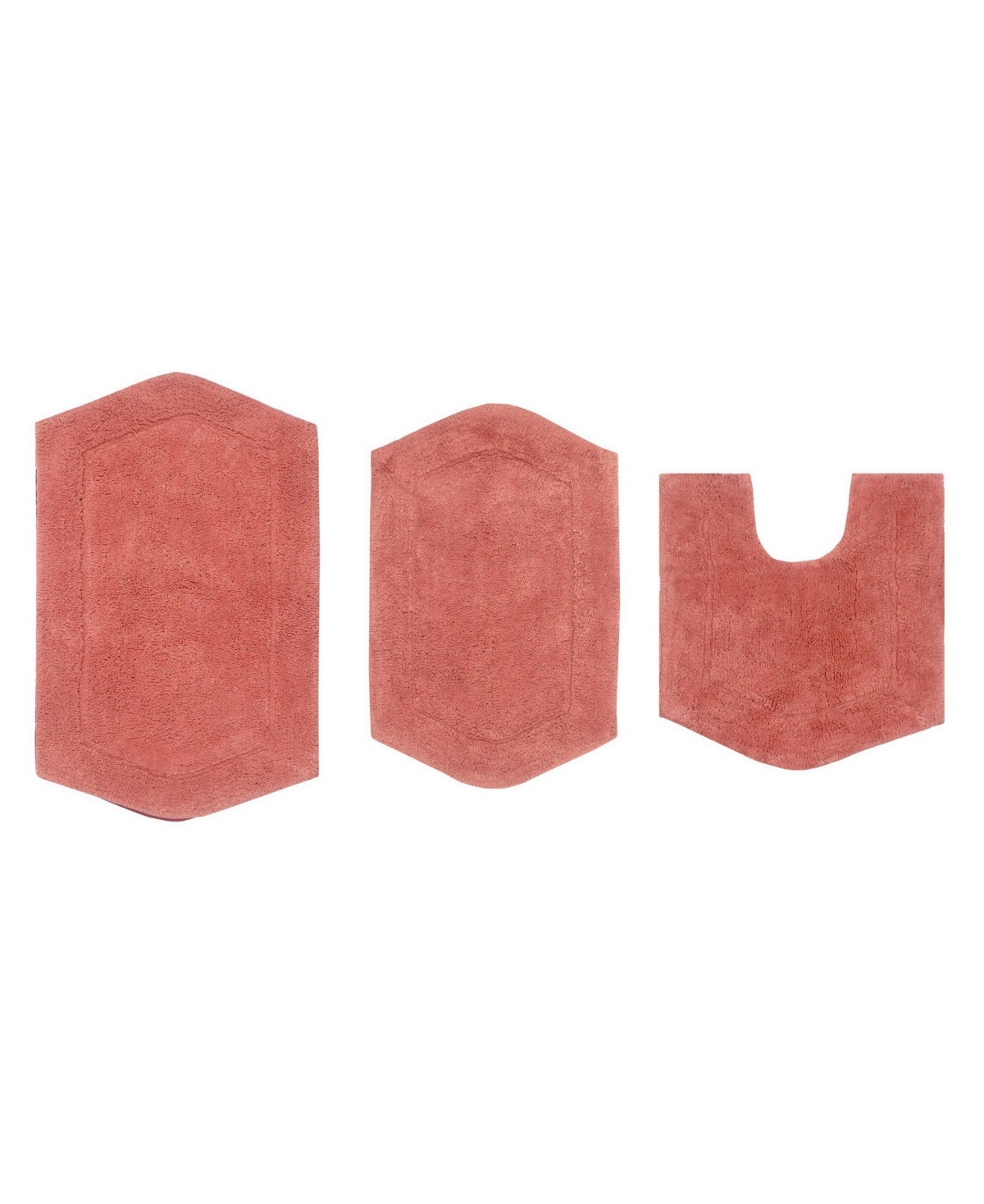 Click here for Home Weavers Waterford 3-Pc. Bath Rug Set - Coral prices