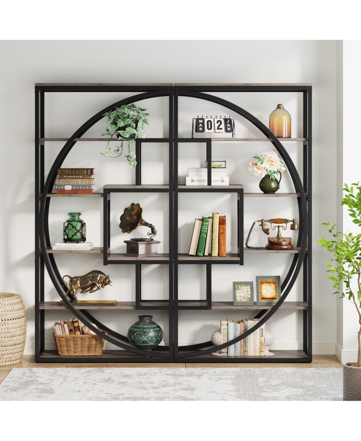 Click here for Tribesigns 70.8 inch Tall Bookshelf with 8 Open St... prices