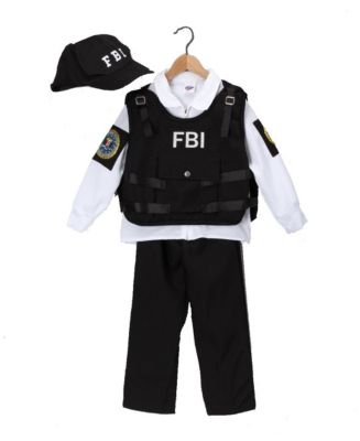 Dress Up America Kids FBI Agent Costume Set - Macy's