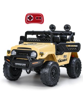 Funtok Licensed Toyota FJ Cruiser 12V 7AH Kids Ride on Truck, 3 Speeds ...