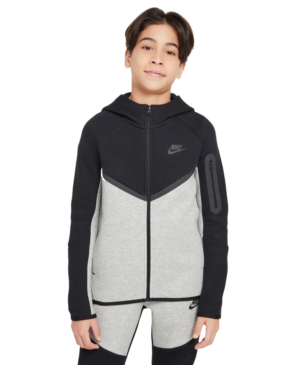 Click here for Nike Big Boys Sportswear Full-Zip Tech Fleece Hood... prices