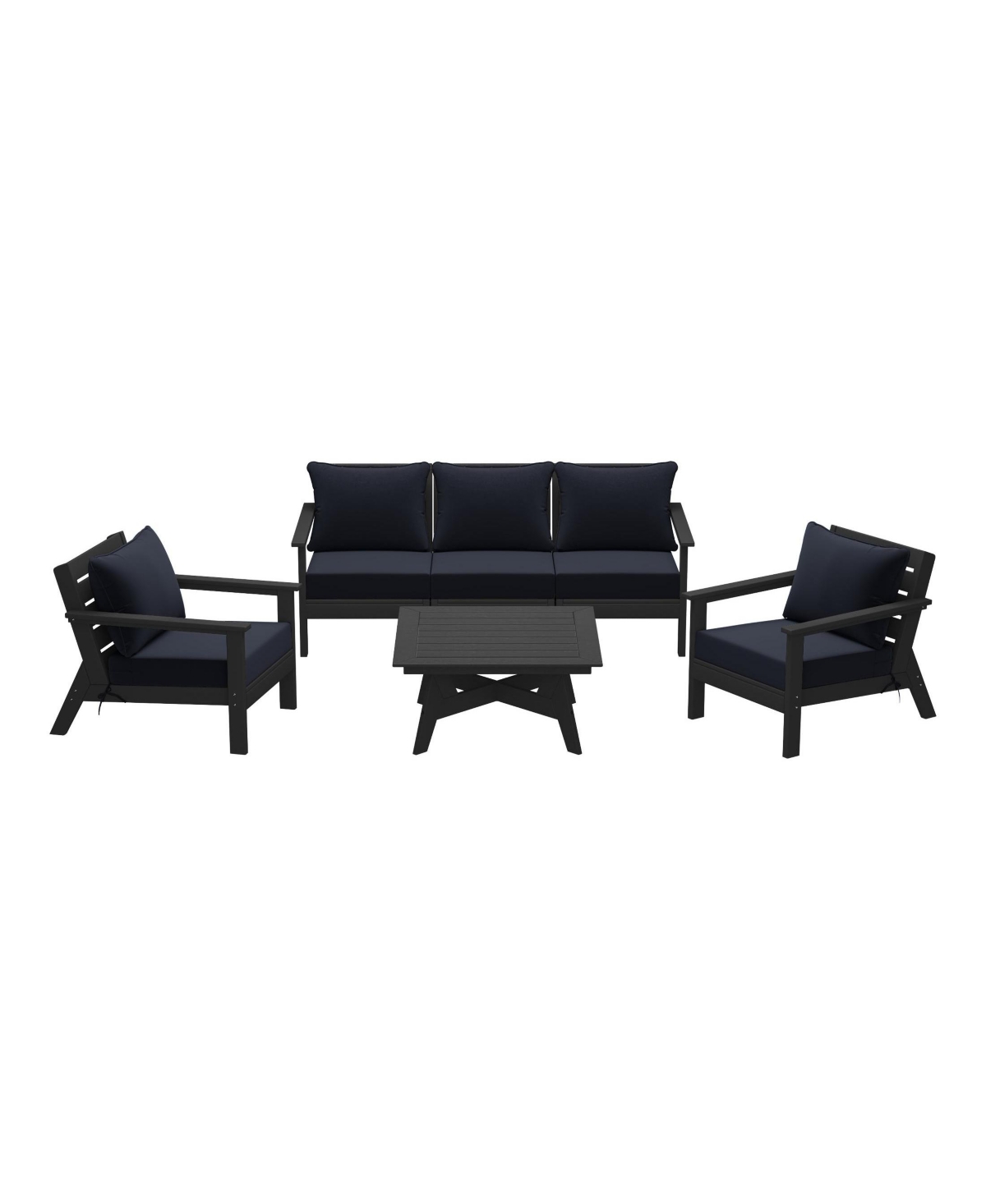 Click here for WestinTrends Outdoor 6-Piece Black Modular Section... prices
