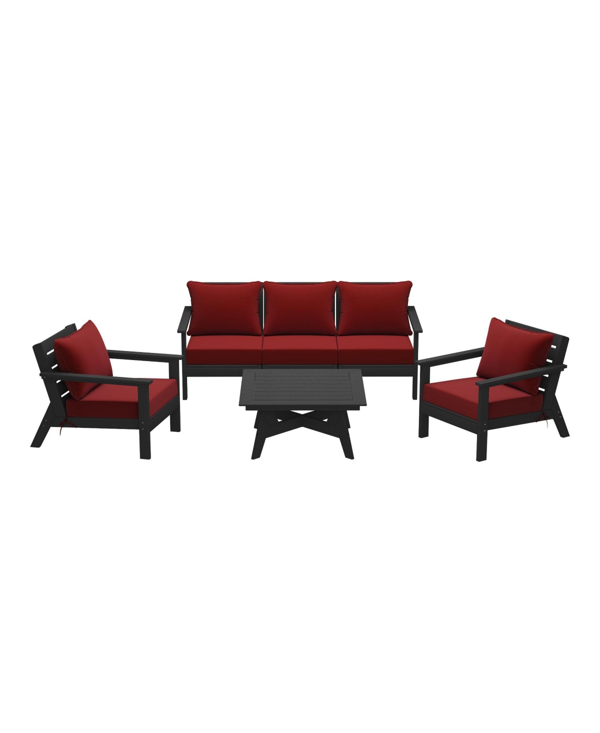Click here for WestinTrends Outdoor 6-Piece Black Modular Section... prices