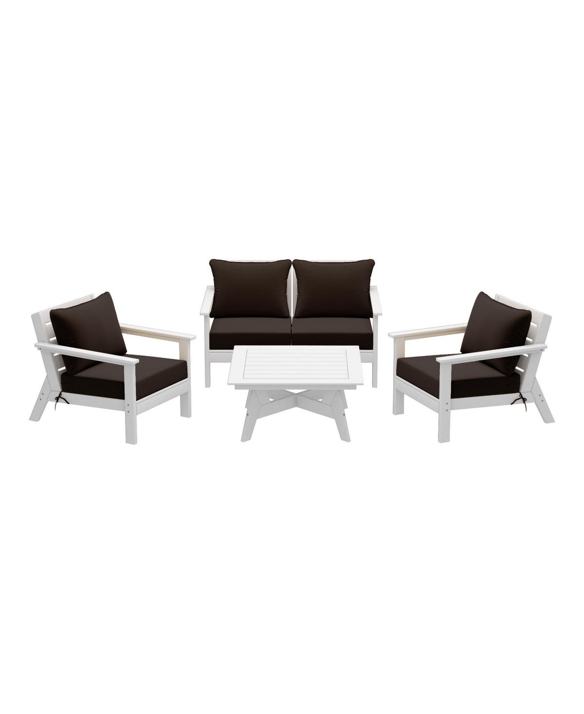 Click here for WestinTrends Outdoor 5-Piece White Modular Section... prices
