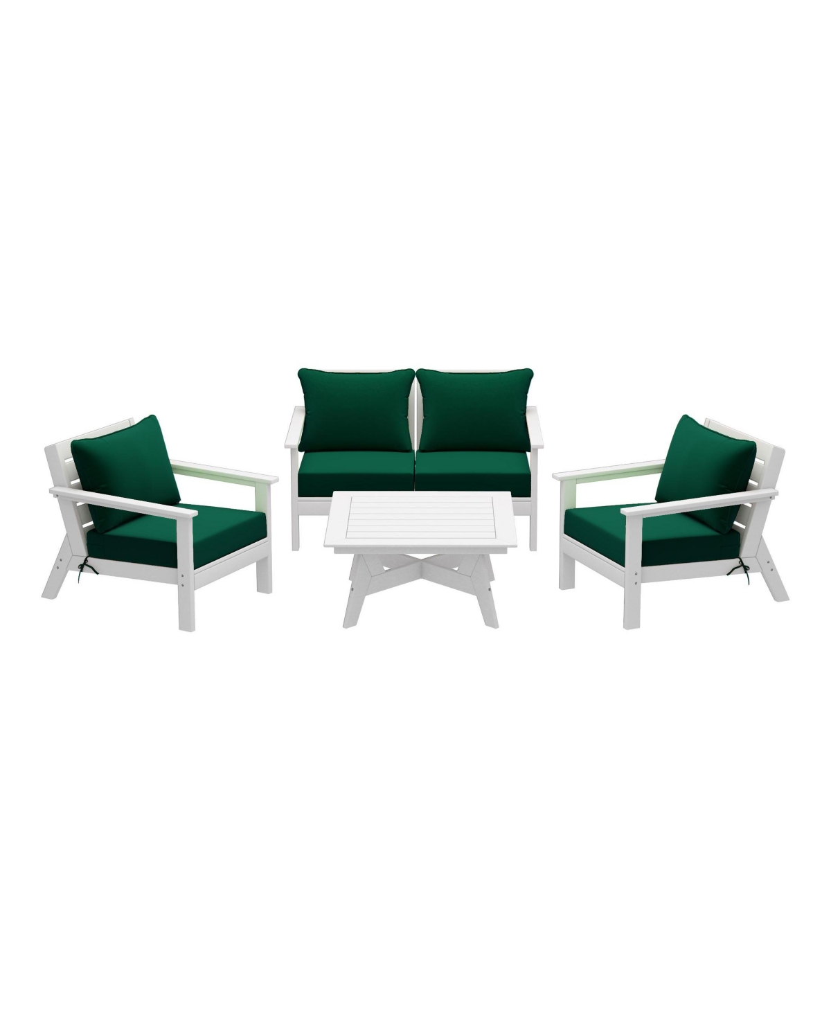 Click here for WestinTrends Outdoor 5-Piece White Modular Section... prices