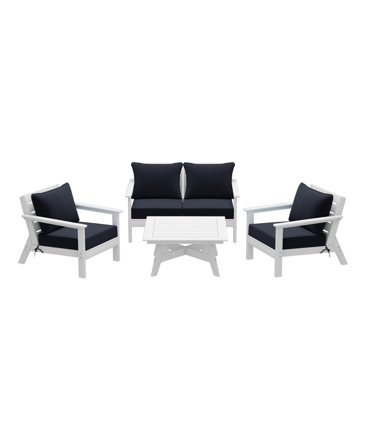 Click here for WestinTrends Outdoor 5-Piece White Modular Section... prices