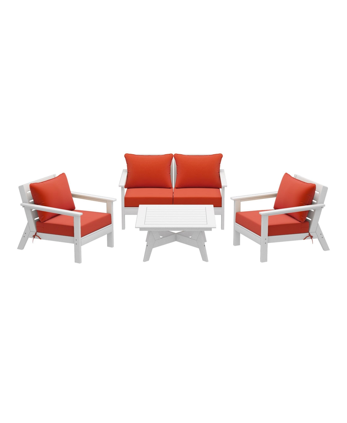 Click here for WestinTrends Outdoor 5-Piece White Modular Section... prices