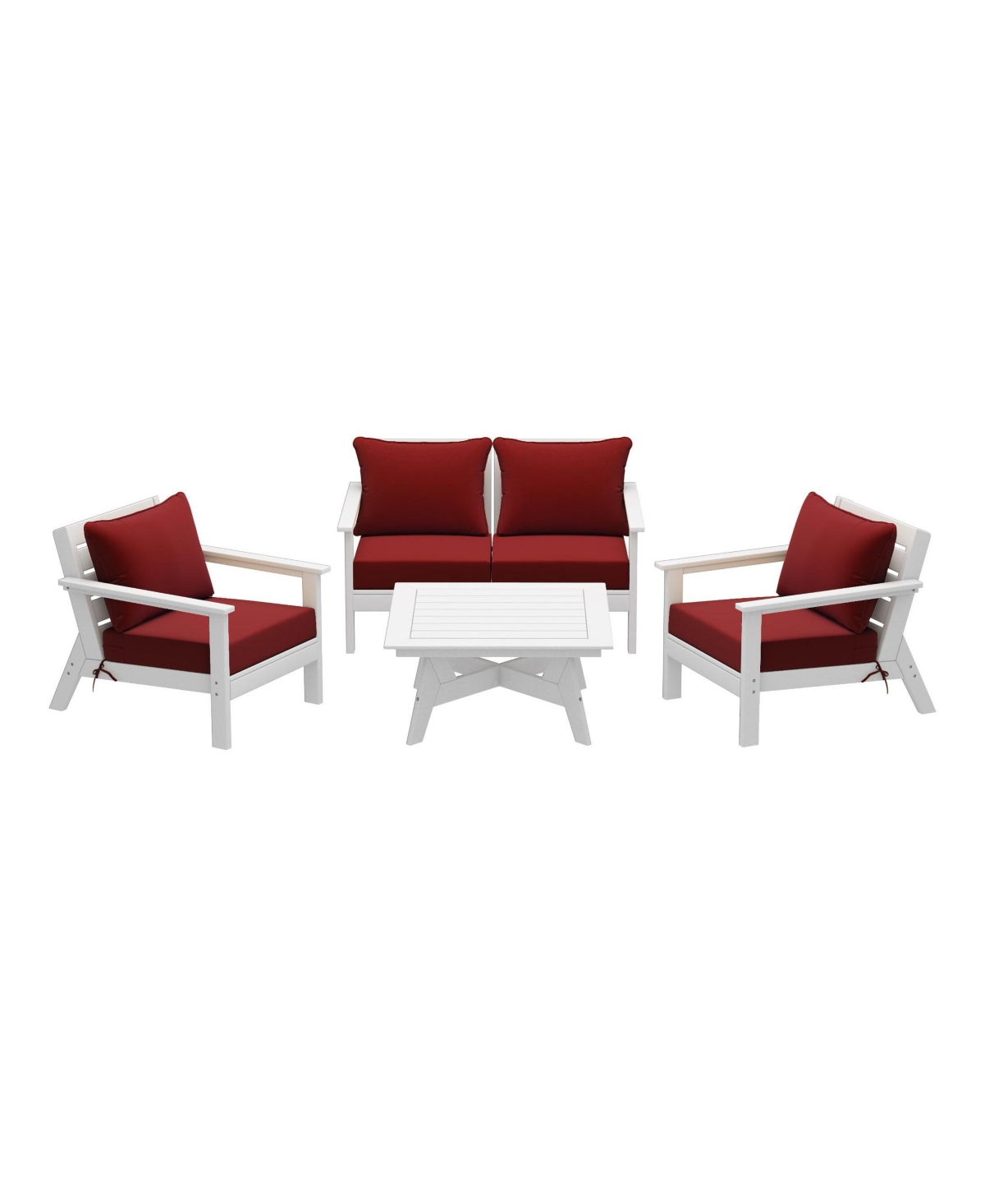 Click here for WestinTrends Outdoor 5-Piece White Modular Section... prices
