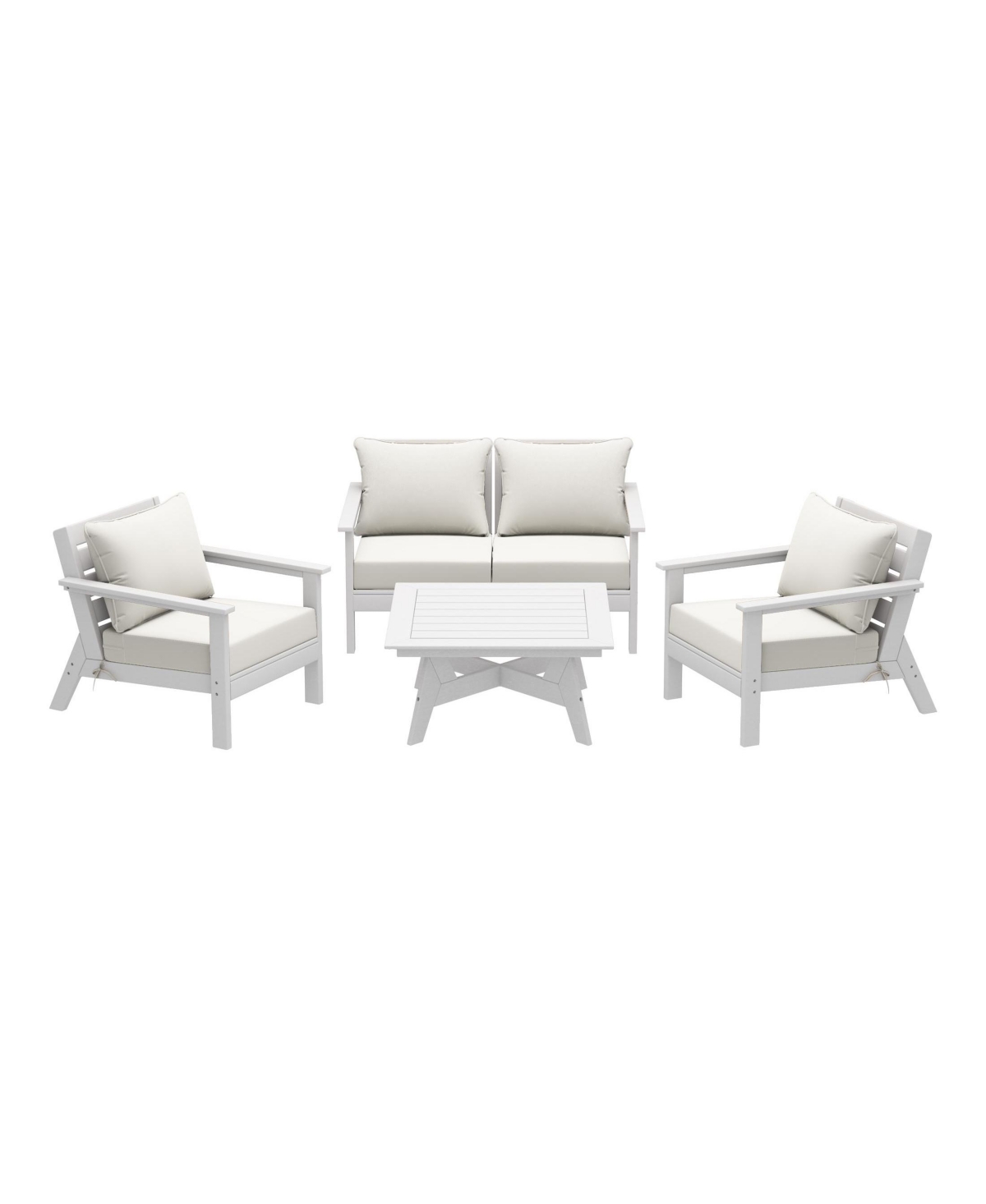 Click here for WestinTrends Outdoor 5-Piece White Modular Section... prices
