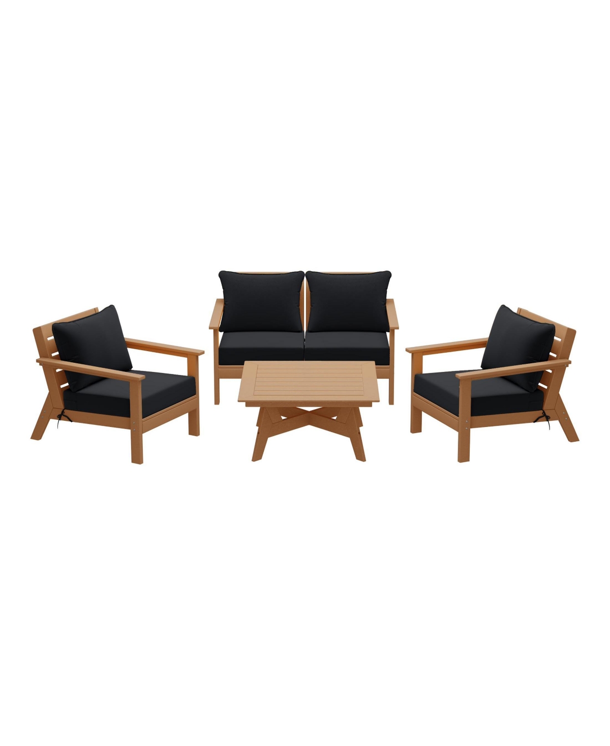 Click here for WestinTrends Outdoor 5-Piece Teak Modular Sectiona... prices