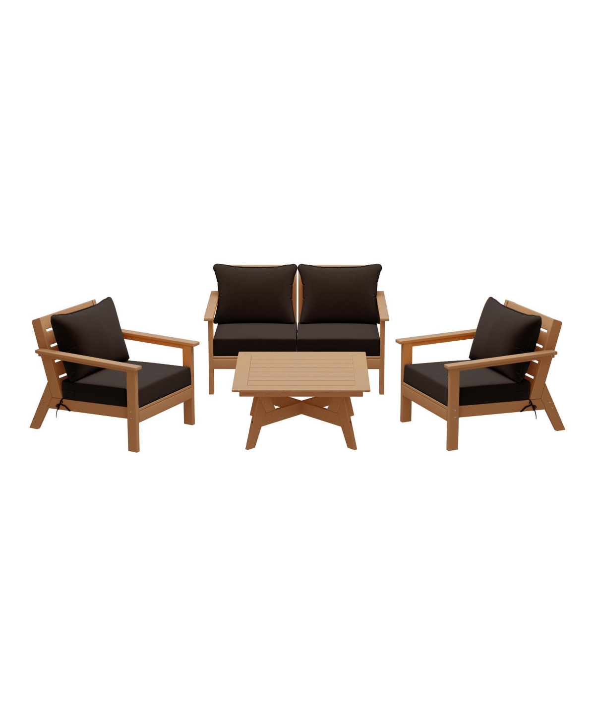Click here for WestinTrends Outdoor 5-Piece Teak Modular Sectiona... prices
