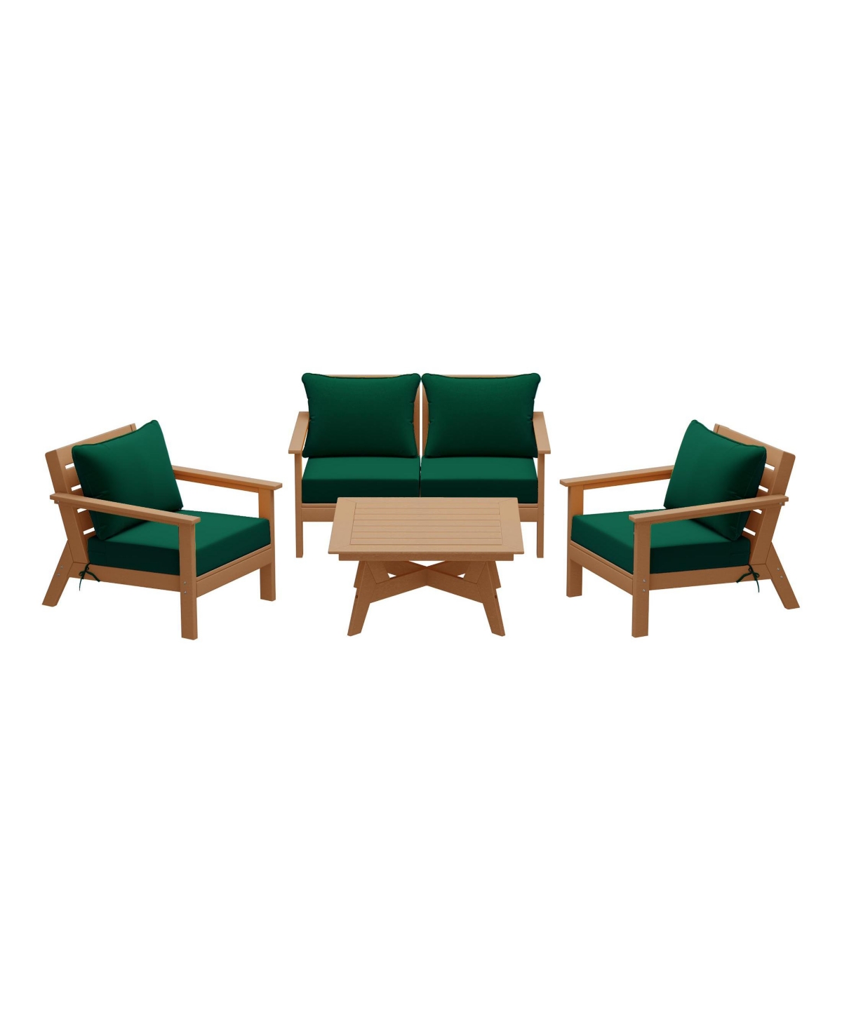 Click here for WestinTrends Outdoor 5-Piece Teak Modular Sectiona... prices