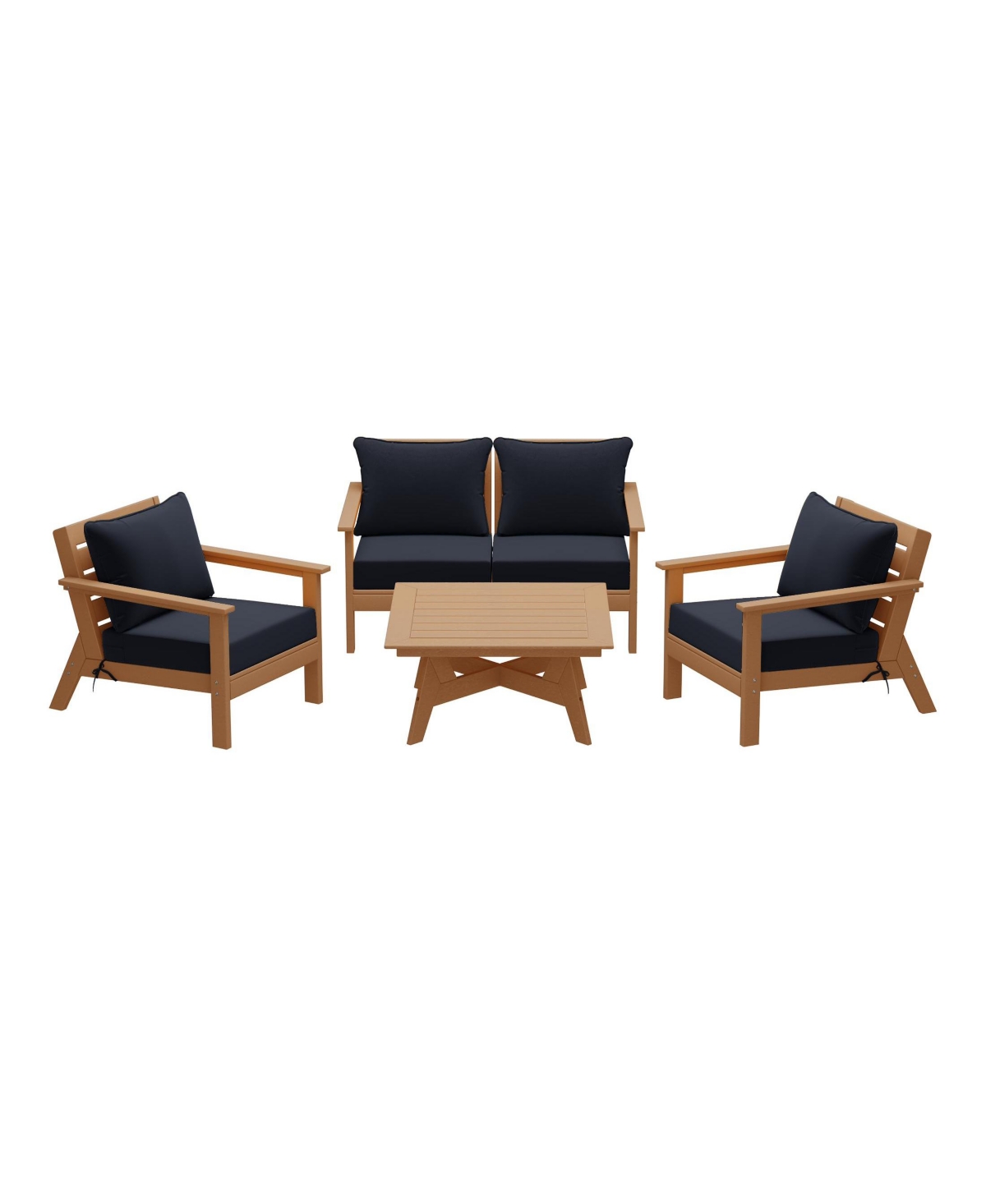 Click here for WestinTrends Outdoor 5-Piece Teak Modular Sectiona... prices