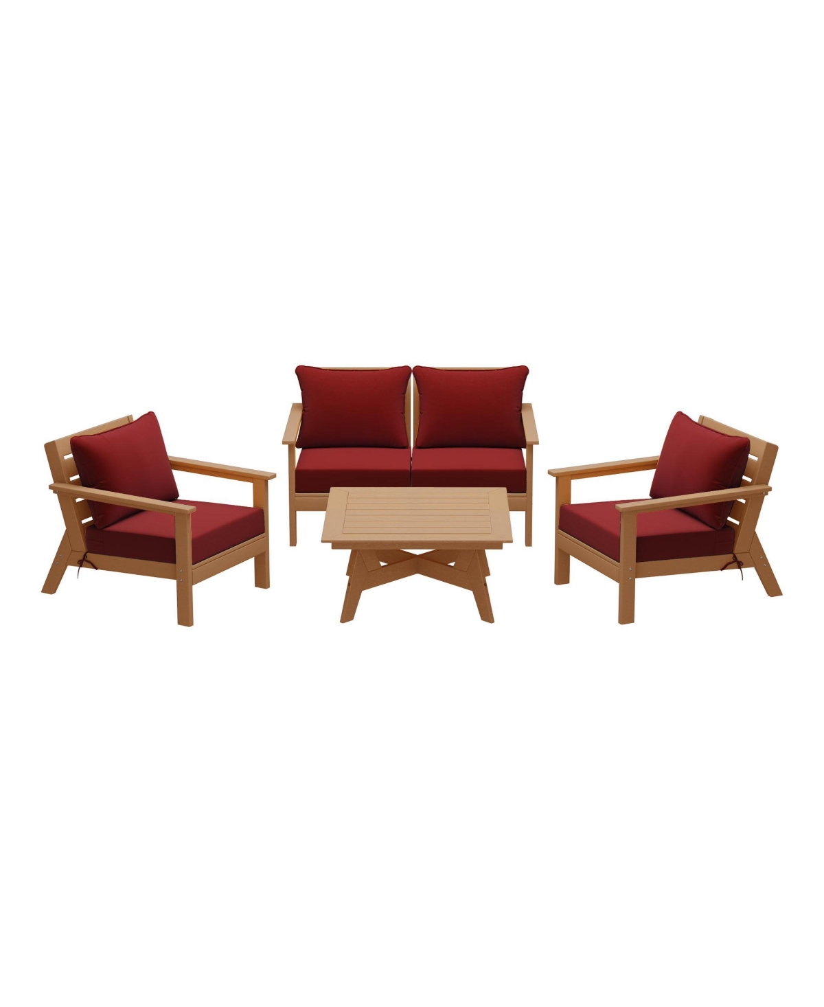 Click here for WestinTrends Outdoor 5-Piece Teak Modular Sectiona... prices