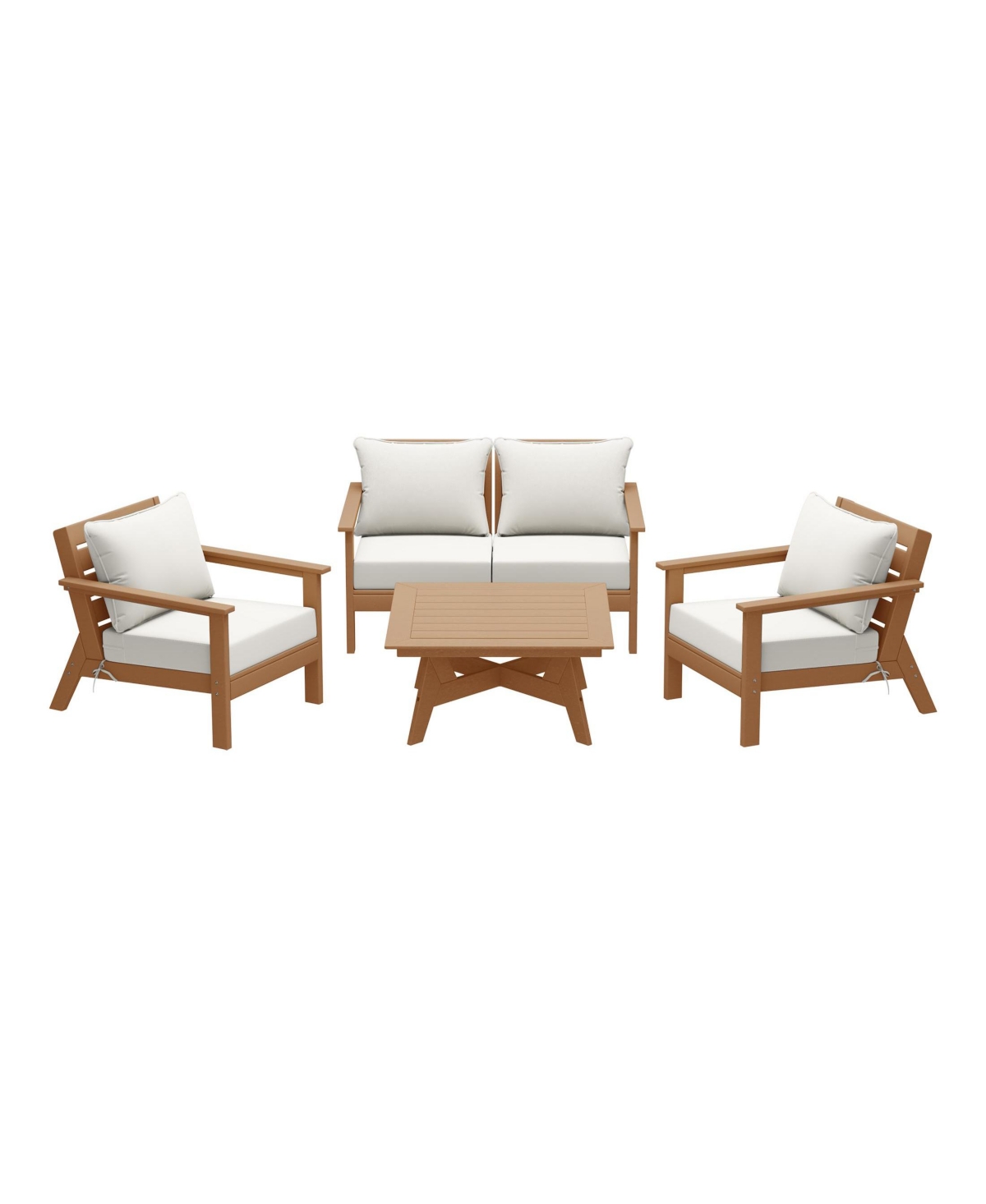 Click here for WestinTrends Outdoor 5-Piece Teak Modular Sectiona... prices
