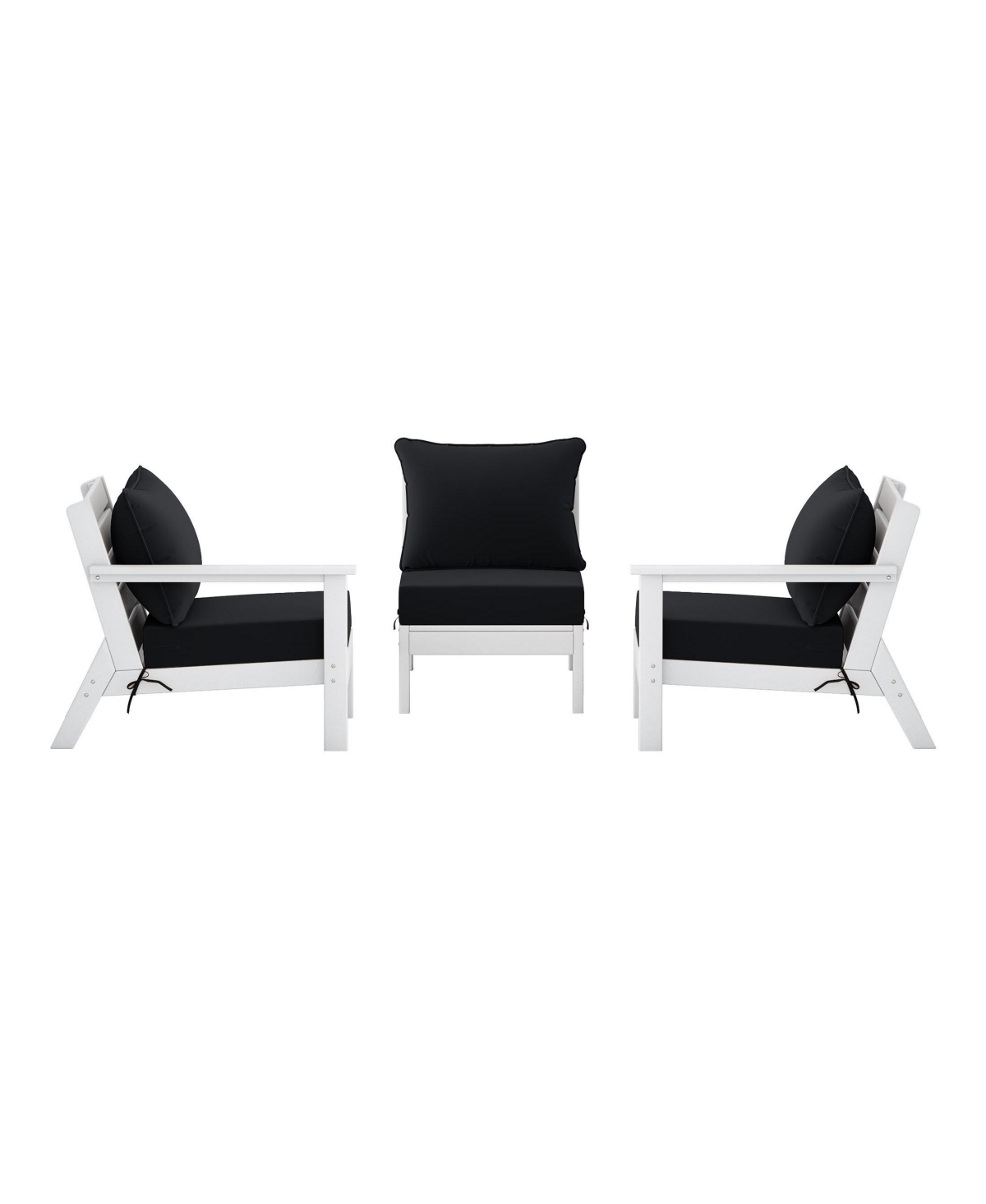 Click here for WestinTrends Outdoor Patio Hdpe White Sectional So... prices