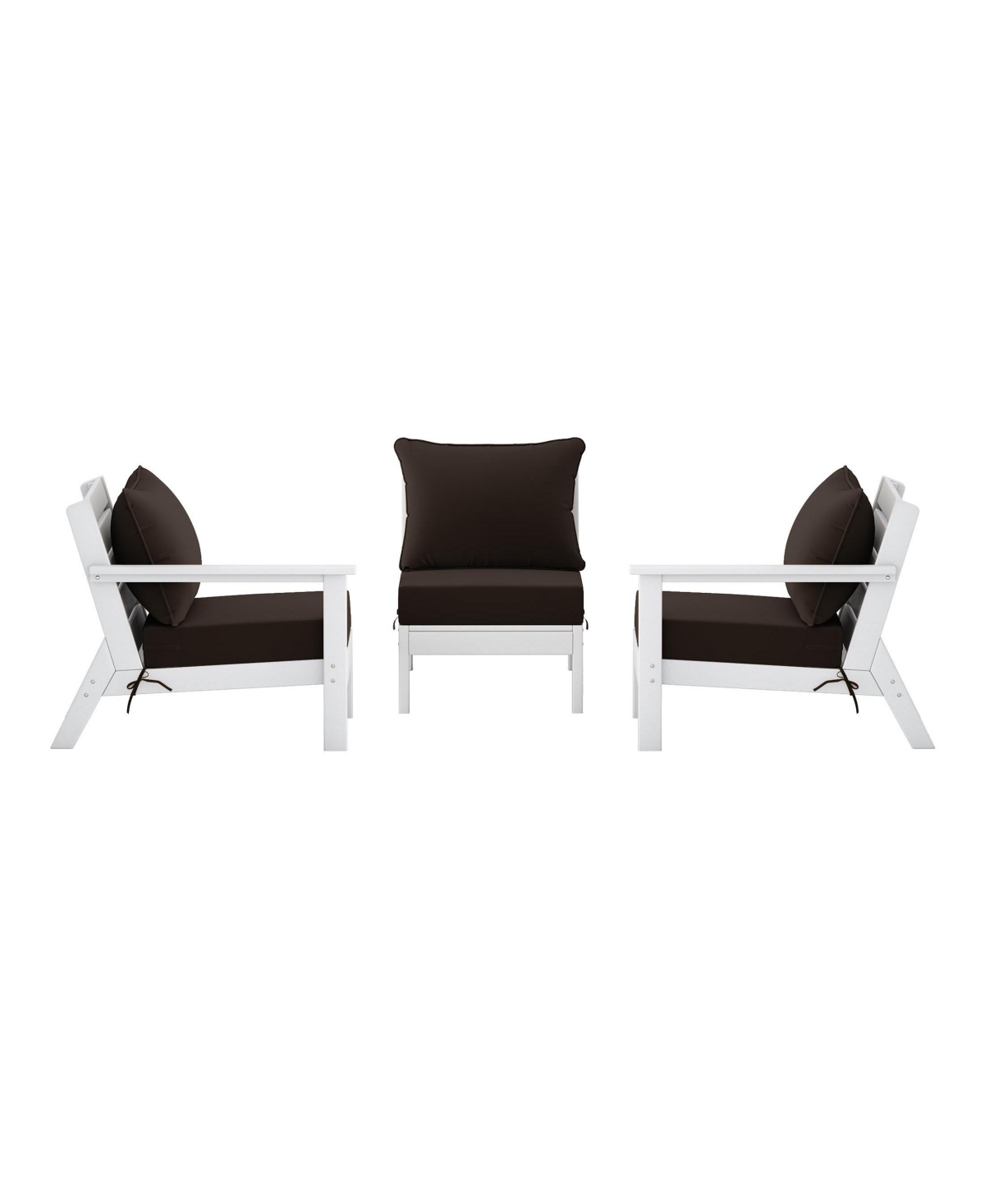 Click here for WestinTrends Outdoor Patio Hdpe White Sectional So... prices