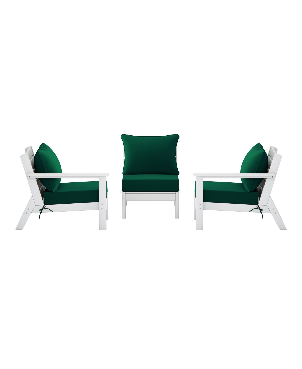 Click here for WestinTrends Outdoor Patio Hdpe White Sectional So... prices