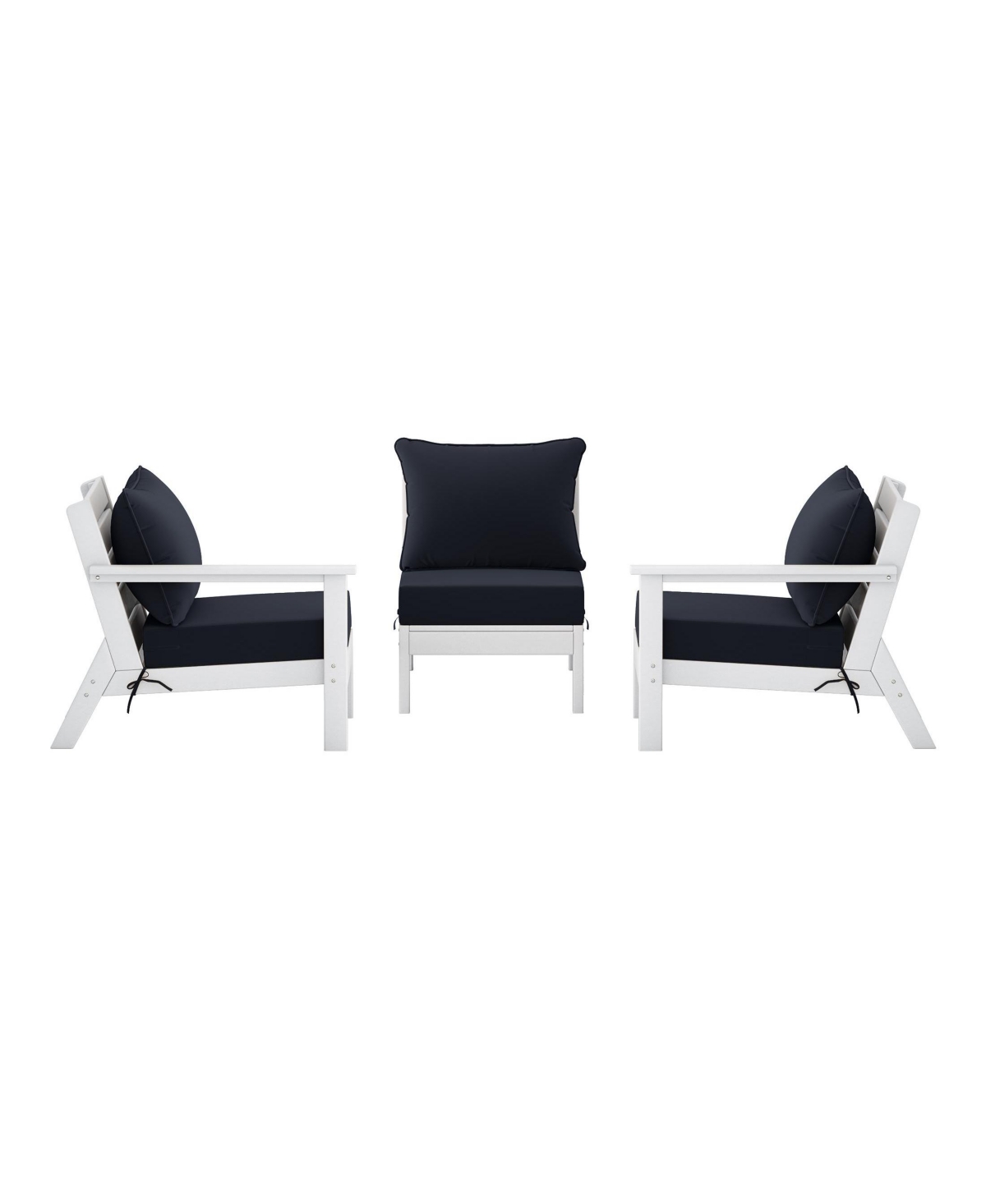 Click here for WestinTrends Outdoor Patio Hdpe White Sectional So... prices