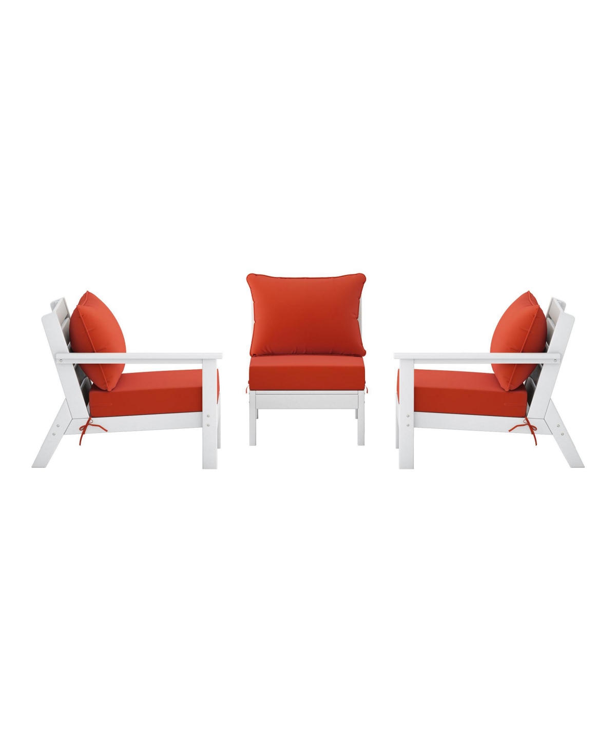 Click here for WestinTrends Outdoor Patio Hdpe White Sectional So... prices